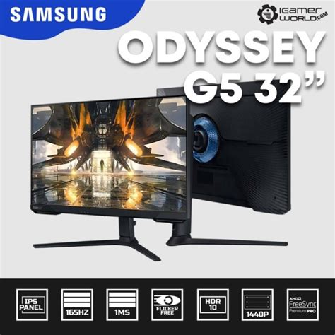 Jual Led Samsung Odyssey G Inc Curve Ls Ag Eexxd K Hz Ms Freesync Kota Malang Kios