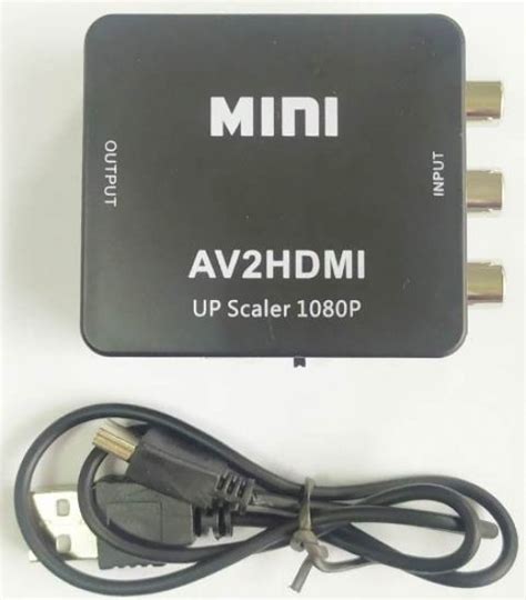 Переходник( преобразователь ) с AV (RCA) на HDMI купить в Минске или РБ