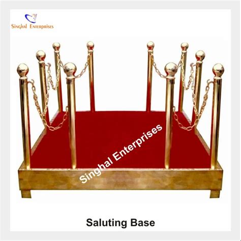 Golden Saluting Base Size 4x36 Inch At Rs 24500piece In New Delhi Id 2850947539733