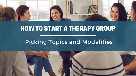 How To Start A Therapy Group Icanotes