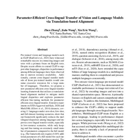 parameter efficient cross lingual transfer of vision and language
