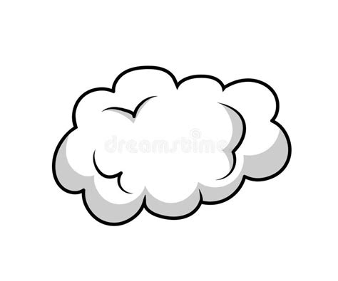 Cloud Isolated Stock Vector Illustration Of Ozone Atmosphere 311296199