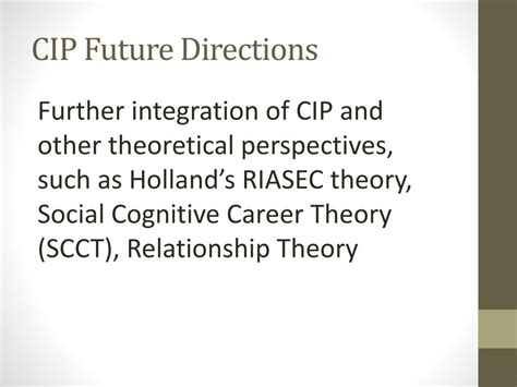 Ppt Connecting Career Theory With Practice A Cognitive Information Processing Approach
