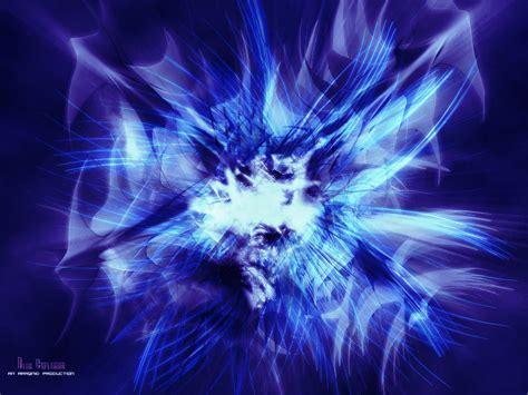 Blue Explosion By Araqnid On Deviantart