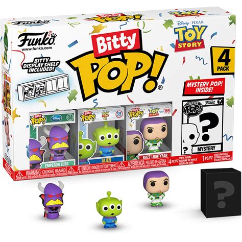 Toy Story Emperor Zurg Funko Bitty Pop Mini Figure 4 Pack