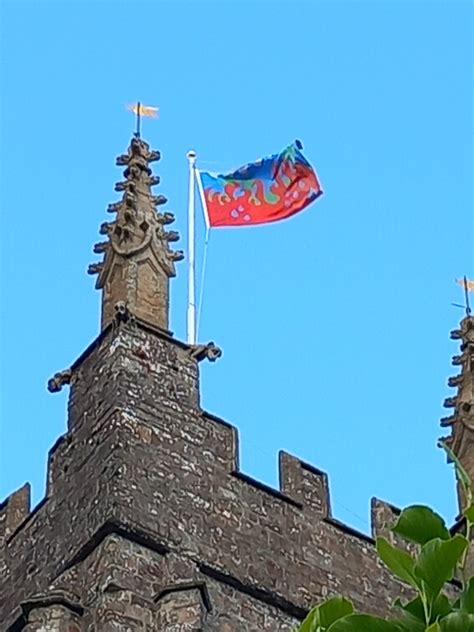 Bespoke Flag Flown For The First Time At Creationtide Truro Diocese