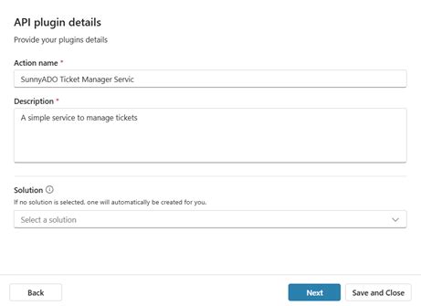 Ampliar el agente con acciones desde una API de REST versión