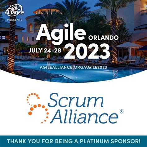 agile alliance on linkedin agile2023 agile scrum scrumalliance