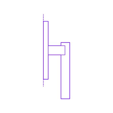 Abc Window Handle Dimensions And Drawings