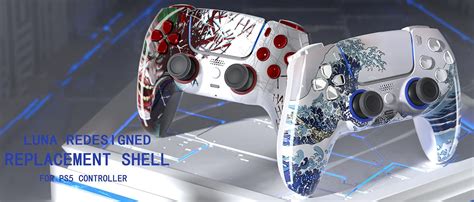 Extremerate Luna Redesigned Front Shell Touchpad Compatible With Ps5 Controller Bdm