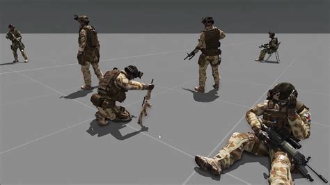 Arma 3 へカットシーン用アニメーションを取り込みの Arma 2 Cutscene Animations In Arma 3 Mod