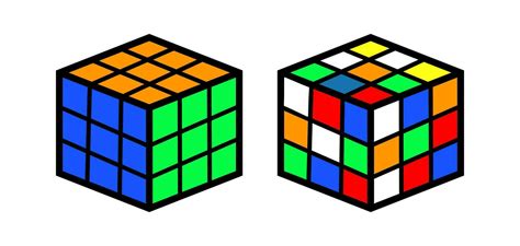 Rubiks Cube Colors Vector Art Icons And Graphics For Free Download