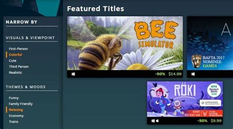Steam S New Faceted Browsing Makes It Easier To Find Discounted Games
