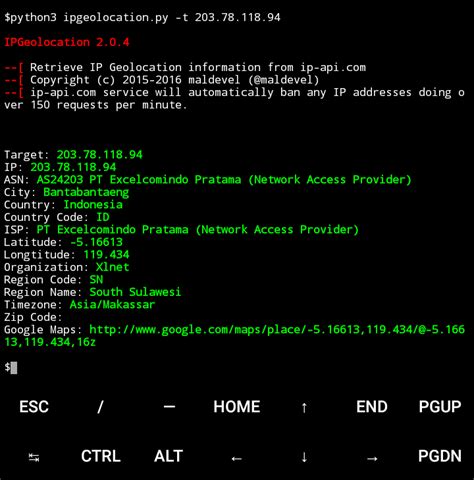 Melacak Ip Address Di Termux Work 100