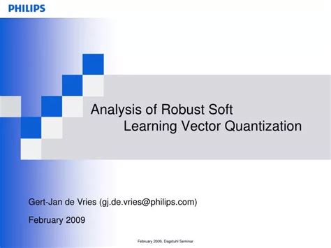 Ppt Analysis Of Robust Soft Learning Vector Quantization Powerpoint