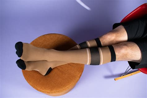 Medical Compression Stockings Class 2 Brown And Black