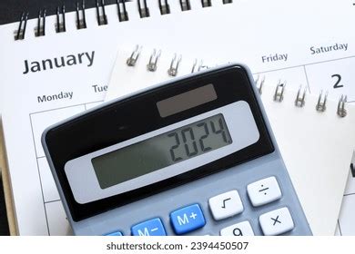 On Calculator Screen New Year Stock Photo Shutterstock