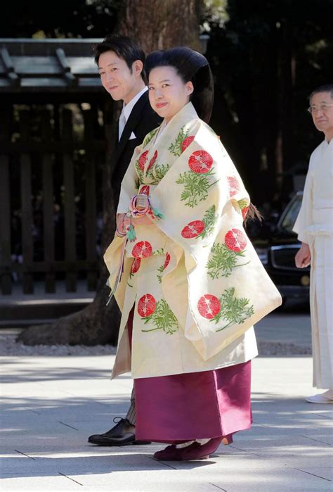 Japanese Princess Ayako Marries Commoner At Shrine Ceremony