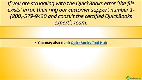 Ppt Complete Tutorial On How To Fix Quickbooks Error The File Exists Powerpoint Presentation