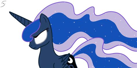 Mlp Luna Glowing Eyes By Moonshine24 On Deviantart