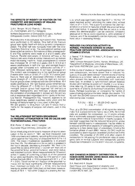 Pdf Reduced Calcification Activity In Normal Thickness Osteoid In Crush Fracture Osteoporosis