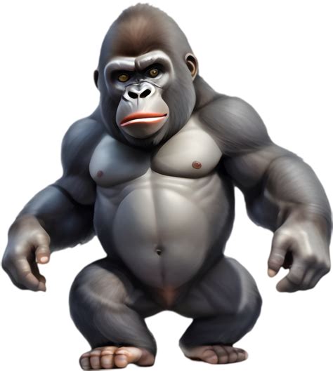 Cute Gorilla Graphics For Storytelling Sessions 49719330 Png