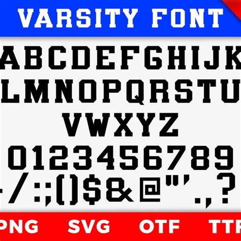 Canva College Font Etsy Canada