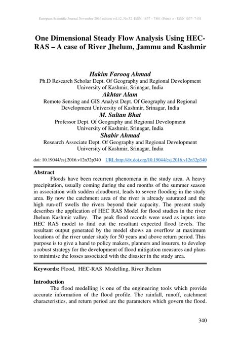 Hec Ras Example Projects Inputbridge