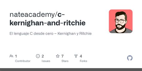 Github Nateacademy C Kernighan And Ritchie El Lenguaje C Desde Cero