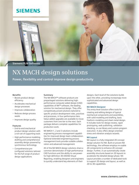 Siemens Plm Nx Mach Design Solutions Pdf Product Lifecycle
