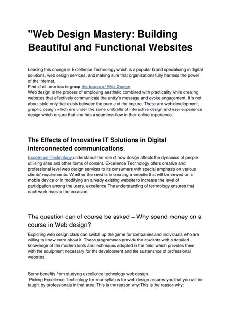 Ppt Web Design Powerpoint Presentation Free Download Id13520189