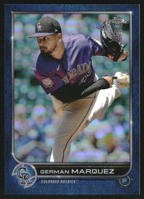 2022 Topps Chrome Ben Baller Edition Blue Refractor 219 German