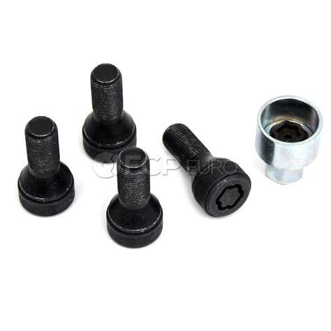 BMW Locking Lug Bolt Set With Key - Genuine BMW 36132453961 | FCP Euro