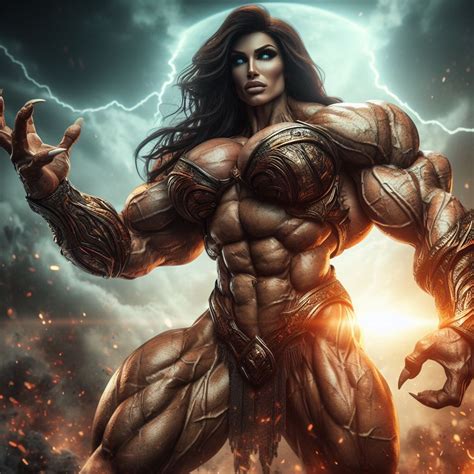Huge Muscular Female By Powergoofy On Deviantart