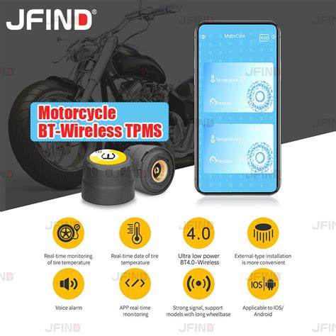 Tpms Ble Tpms Tyre Pressure Monitoring System Moto Alarm Auto Tires Pressure Gauge Sensor