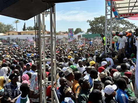 Photos Massive Crowd Welcome Tinubu Buhari Others As Apc Kicks Of