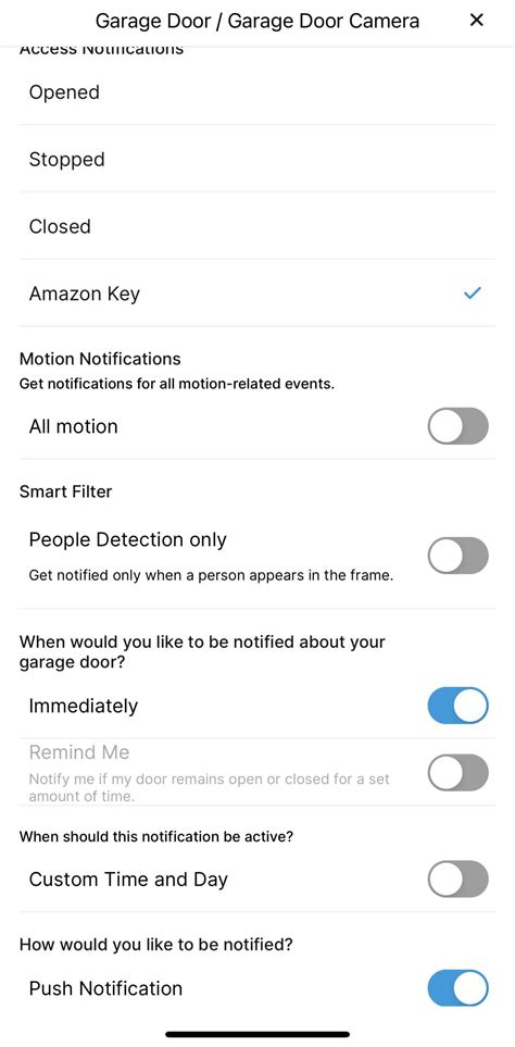 Amazon Key Not Notifying R Myq