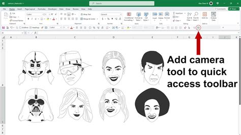 Add Camera Tool To Quick Access Toolbar Excel How To Excel Effects