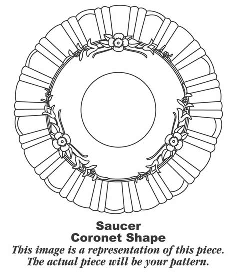 Fluffy Rose Coronet Saucer By Homer Laughlin Replacements Ltd