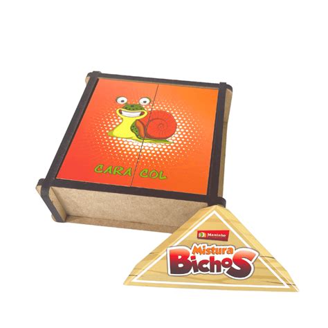 Mistura Bichos Castelarte Brinquedos Educativos Pedagógicos E