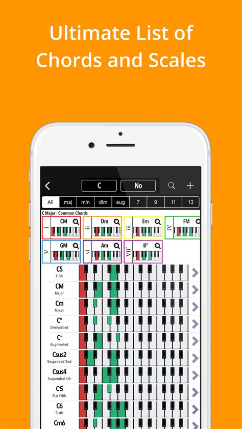 Iphone 용 Piano Companion Pro Chords 다운로드