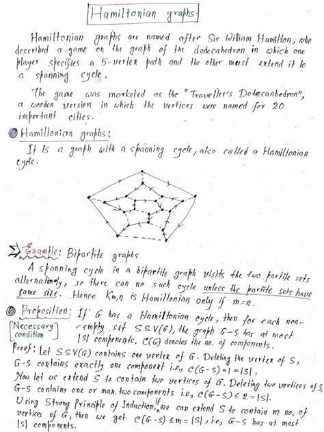 72 Hamiltonian Graphs Pdf