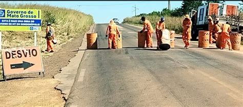 A Tribuna Mt Início Das Obras Interdição De Trecho Do Anel Viário