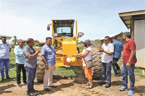 24m Grader Commissioned In Reg 6 Guyana Times