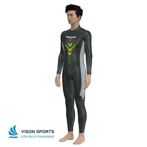 Male Wetsuit 2mm Neoprene Smooth Skin Triathlon Wetsuits Enhanced Speed