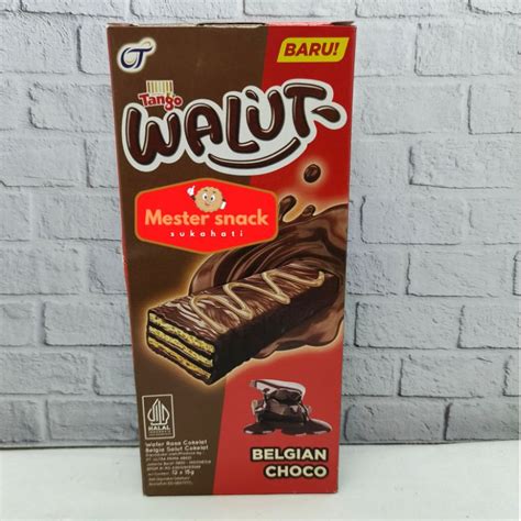 Jual Tango Walut Wafer Belgian Coklat Shopee Indonesia