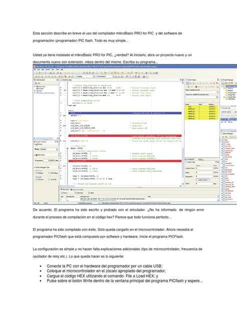 Mikrobasic Pro For Pic Pdf Microcontrolador Programa De Computadora