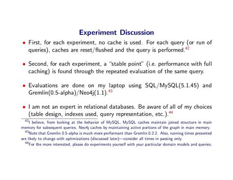 experiment discussion first for