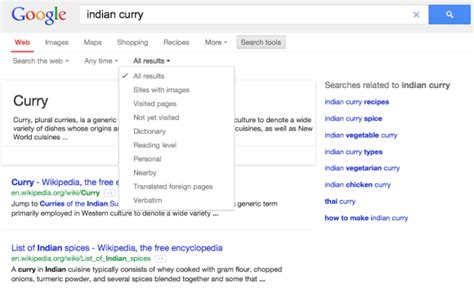 Updated Google Search Interface For Tablets