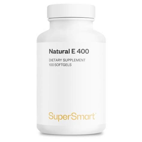 Supersmart Natural E 400 D Alpha Tocopherol Non Gmo And Gluten Free